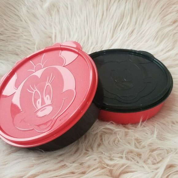 Tupperware | Kitchen | Lots Of 2 Tupper Mickey And Minnie Mouse ...